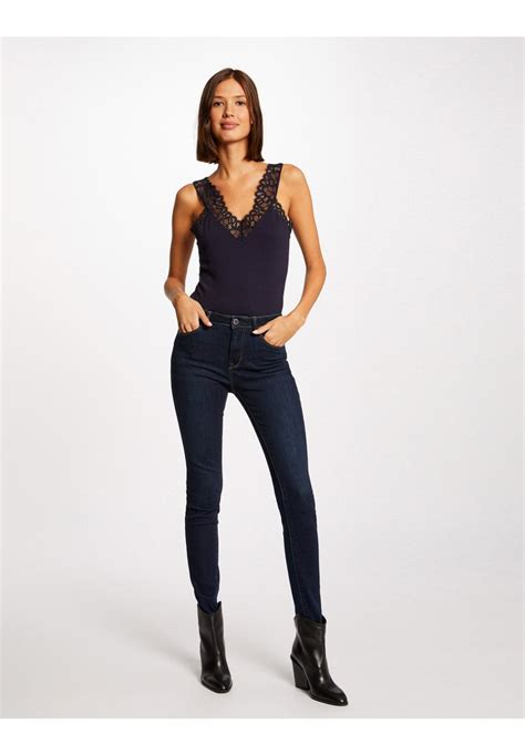 Morgan Dnana Top Dark Blue Dunkelblau Zalando At