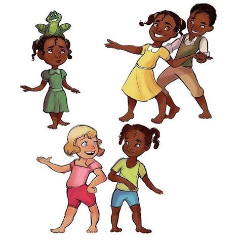 Tiana Naveen And Lottie Disney Gender Bender Disney Fan Art Disney Art