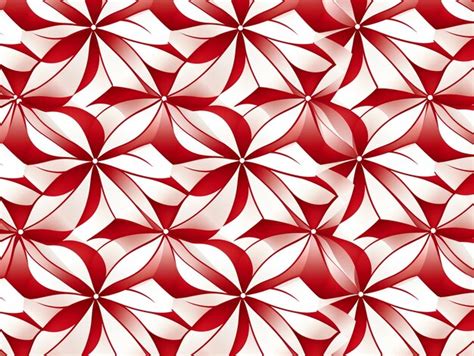 Premium Photo Red Geometric Structures Design White Background AI Generated
