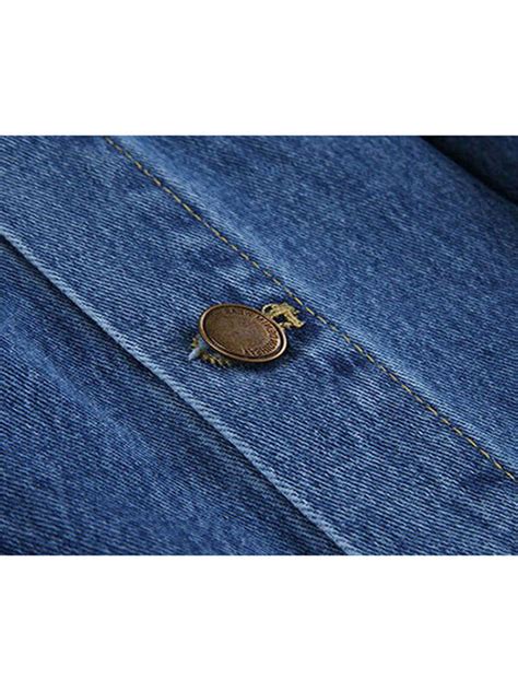 여성 Chic Sashes Jean Jacket 피터팬 칼라 싱글 브레스트 한글 Streetwear 빈티지 데님 코트 여성 트렌디 캐주얼 스프링 코트 및 자켓