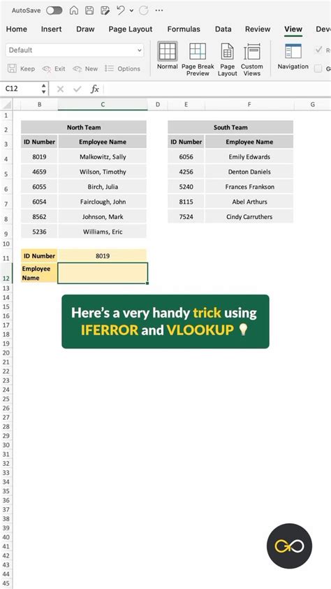 iferror excel function tutorial goskills