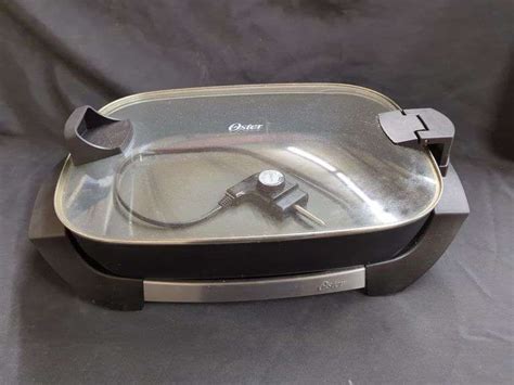 Oster Elec Skillet With Hinge Lid Isabell Auction