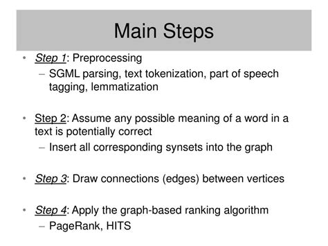 Ppt Graph Based Algorithms In Ir And Nlp Powerpoint Presentation