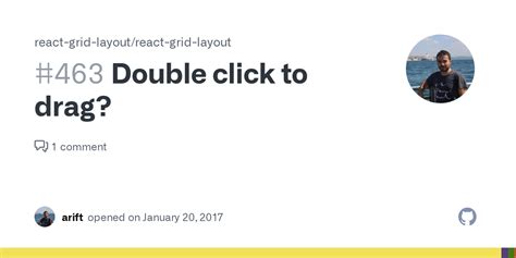 Double Click To Drag Issue React Grid Layout React Grid Layout GitHub