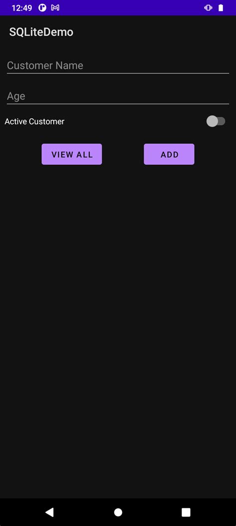 github timnewark sqlitedemo backup demo app for sqlite db