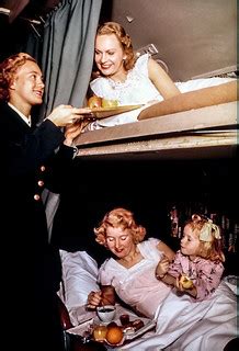 SAS sleeping onboard a DC-6 | 1950'S | SAS Museet | Flickr