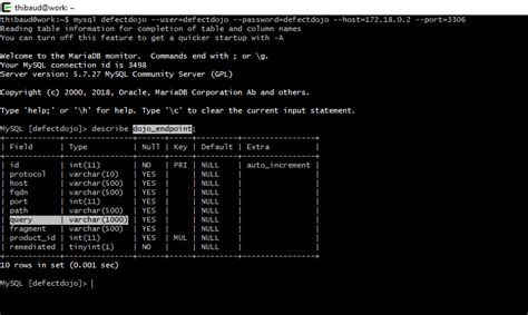 Data Too Long For Column Query · Issue 1720 · Defectdojodjango Defectdojo · Github