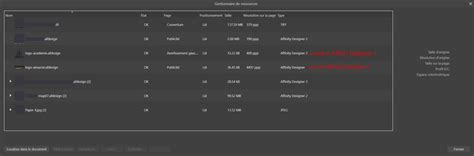 affinity publisher incompatibility with linked files from lower