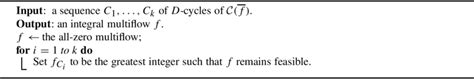 Greedy Algorithm For Integral Multiflows Download Scientific Diagram