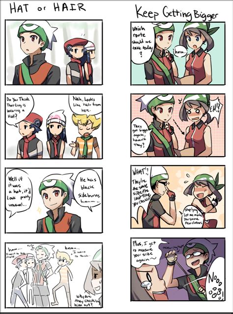 Hat Or Hair And Keep Getting Bigger Pokémon Know Your Meme