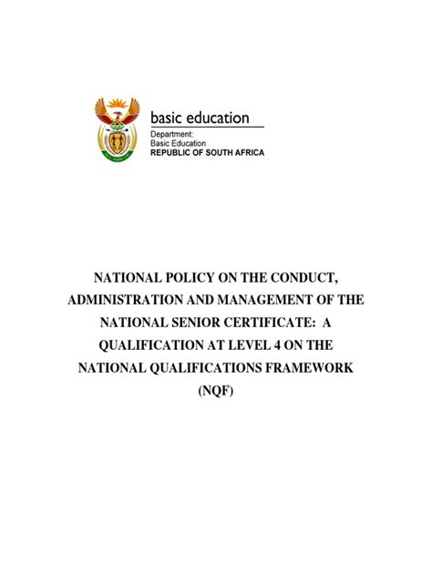Nqf Framework Pdf Educational Assessment Test Assessment