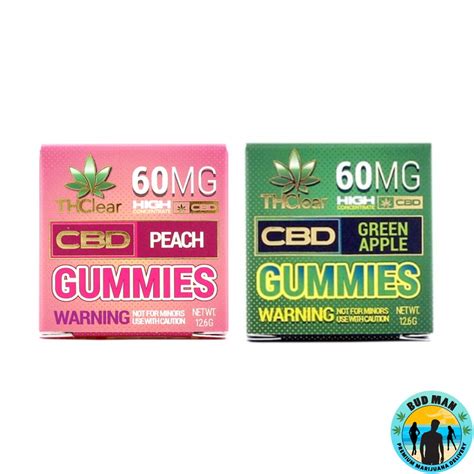 Cbd Gummies Thclear 60mg Cbd 2 Options Bud Man Orange County