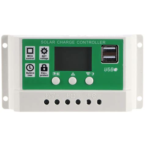 Buy Solar Charge Controller 20A 12V 24V LCD Display MPPT Solar Control Regulator Renewable