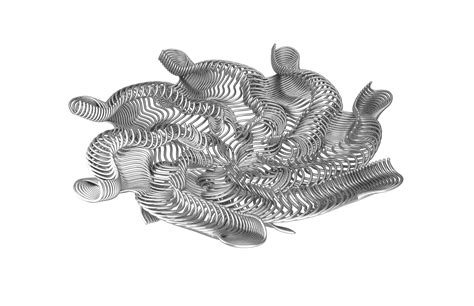 fractal model v2 002 3d model cgtrader
