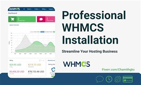install and configure whmcs for your hosting business by chamithgkc