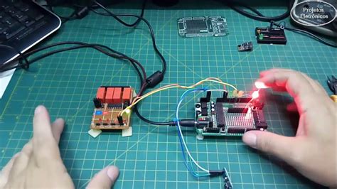 BotÃo Liga Desliga Com Trava De SeguranÇa Digital No Arduino Placa