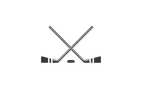 Hockey Logo Flat Design Vector Template Templatemonster