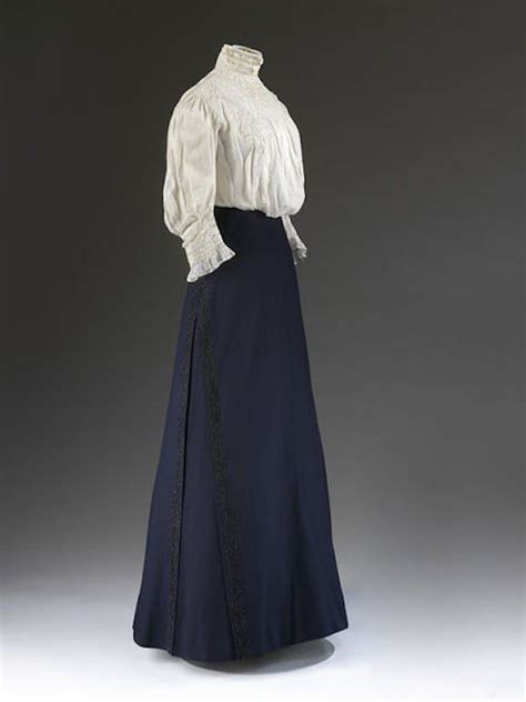 1900s Womens Fashion Typical Day Outfit 1908 Vanda Museum 1900s