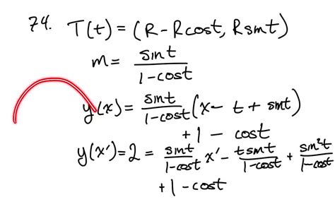 solved property of the cycloid prove that the tangent line at a point p