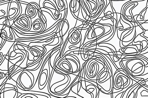 Premium Photo Gray Line Drawings Of Organic Shapes Background