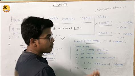 User Se Input Kaise Le How To Get Data From User Btech Programming