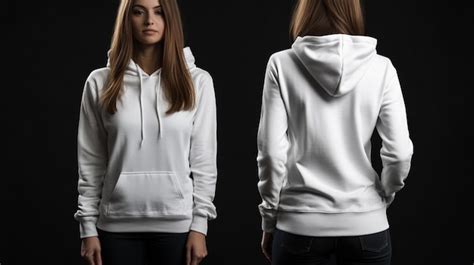 A Mockup Image Showing The Front And Back View Of A Stylish Female
