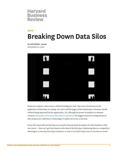 Breakingdowndatasilos Pdf Data Data Science