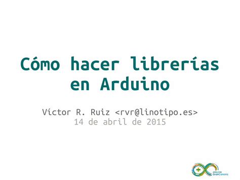 PDF Cómo hacer librerías en Arduino PDFSLIDE NET
