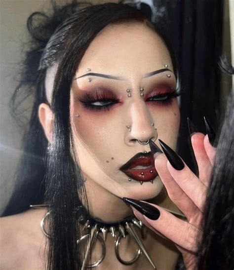 Makeup Emo Goth Makeup Looks Gothic Glam Statement Rings Grunge Makeup