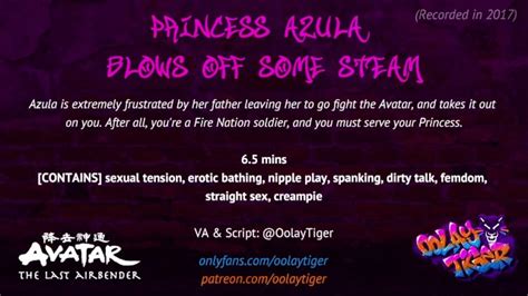 [avatar] Azula Blows Off Some Steam Erotic Audio Play By Oolay Tiger