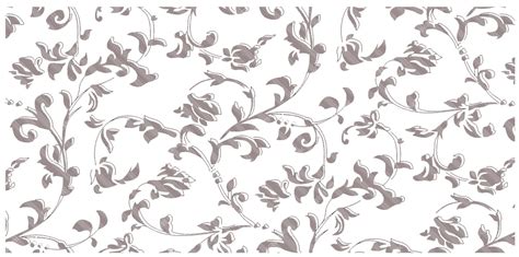 Grey Floral Wallpaper Design