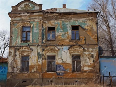 Premium Photo Deteriorating Historic Building Facade