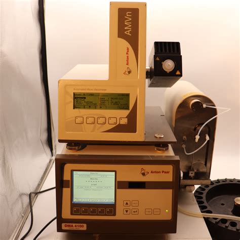 Anton Paar Dma 4100 Density Meter Sp3 V Sampler Amvn Viscometer