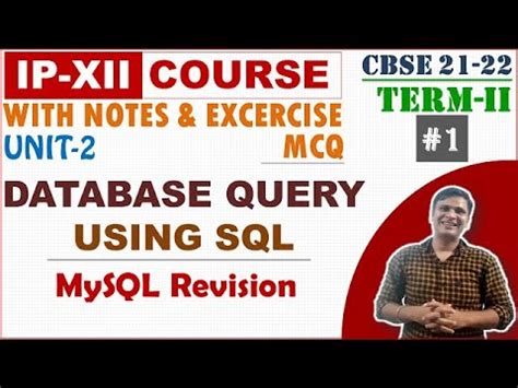 IP Class Term Tutorials Unit Database Query Using SQL Part SQL Quick Revision Tour