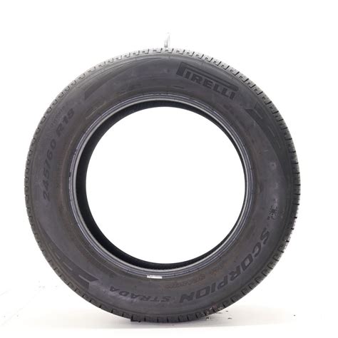 Set Of 2 Used 245 60r18 Pirelli Scorpion Strada 105h 10 5 32 Utires