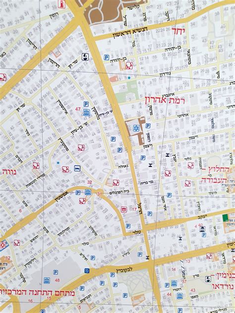 מפת רחובות Avigdor Orgad Maps