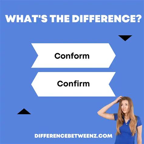 Difference Between Conform And Confirm Difference Betweenz