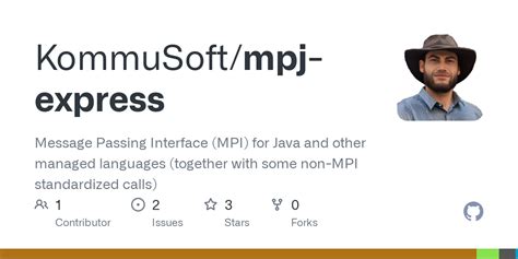 Github Kommusoftmpj Express Message Passing Interface Mpi For