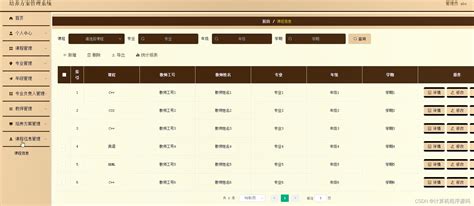 Java毕业设计培养方案管理系统（springbootmysqljdk18maven339） Csdn博客