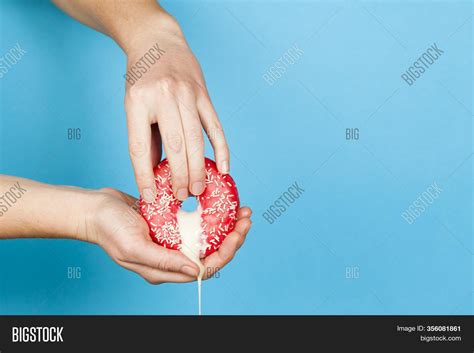 Female Hands Donut On Image Photo Free Trial Bigstock