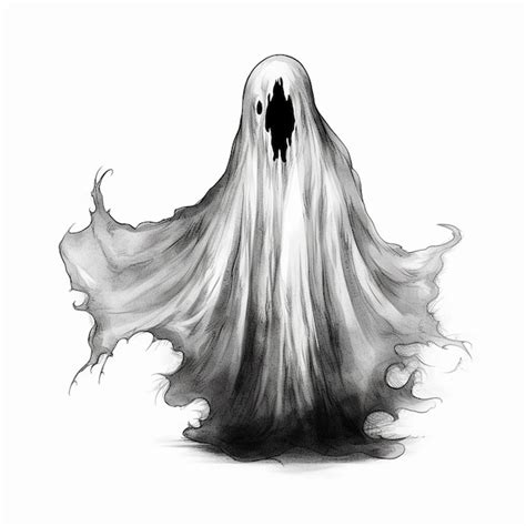 Premium Ai Image Horror Ghost Illustrations Menacing Ethereal Forms