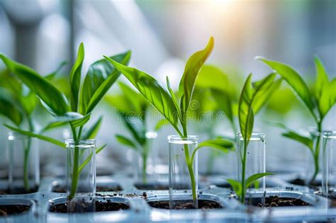 Technology In Agriculture Genetically Modified Crops In Laboratory
