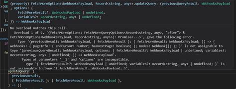 Typescript The Query Parameter In FetchMore Should Not Be Mandatory Issue