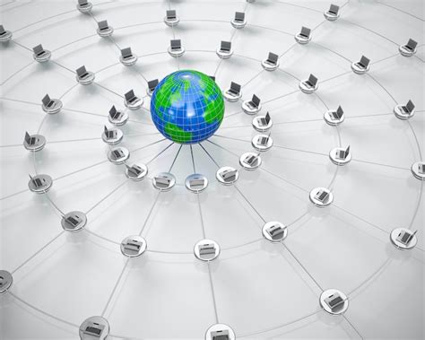 Rede Mundial De Computadores Foto Premium