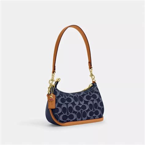 Shop Teri Mini Crossbody Bag In Signature Denim On Sale At Beyondstyle Get 47 Off Teri Mini