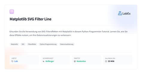 Matplotlib Svg Filtereffekte Python Programmier Tutorial Labex
