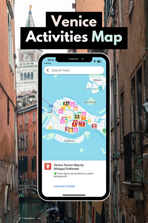 Venice Map Attractions Pdf Printer Venice As A Tourist Destination