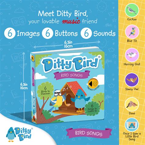 Interactive Music And Sound Books Ditty Bird Aus
