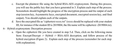 Solved Rnrnc Encrypt The Plaintext File Using The