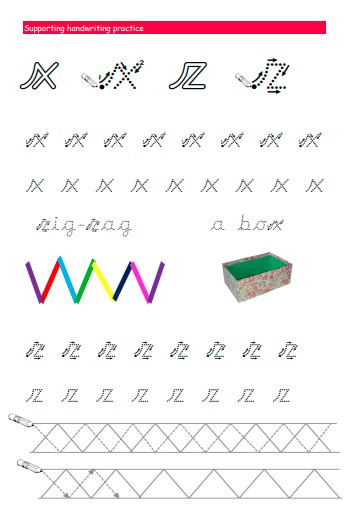 Introduction To Letter Formation X And Z REAL Learners